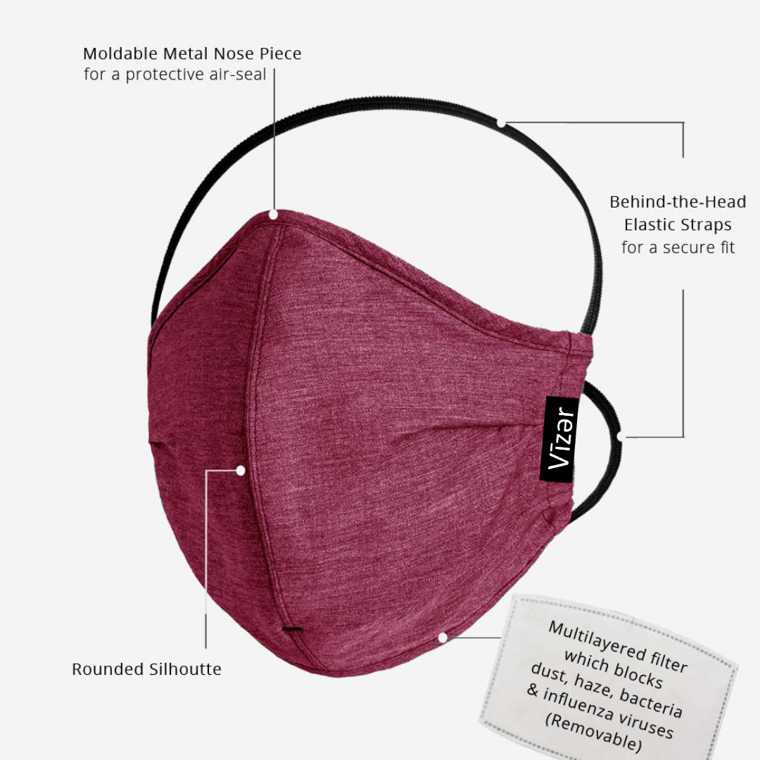 MAROON MASK – vizer Store