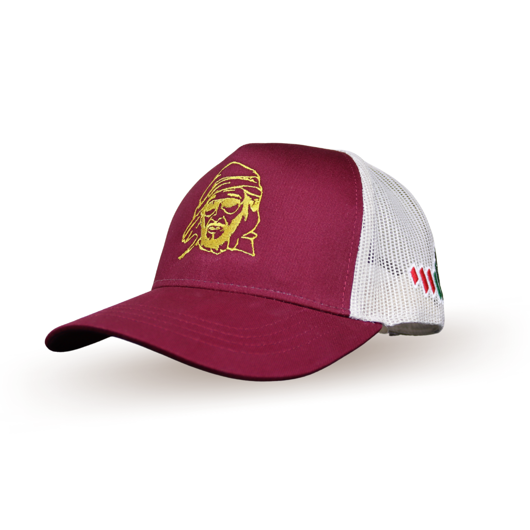 Sheikh Zayed cap_BURGUNDY-STONE – vizer Store
